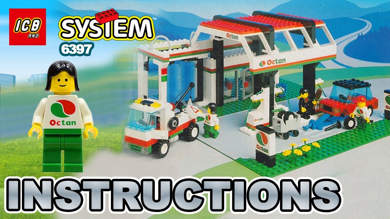 LEGO System 6397 Gas N' Wash Express (1992 year) – 4K Build ...