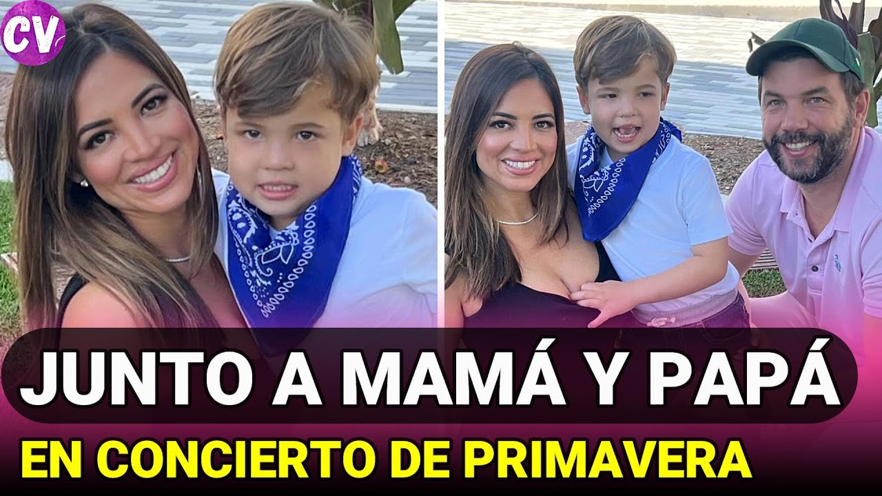 HIJO de Pamela Silva CAUTIVA en CONCIERTO de PRIMAVERA JUNTO A MAMÁ Y ...