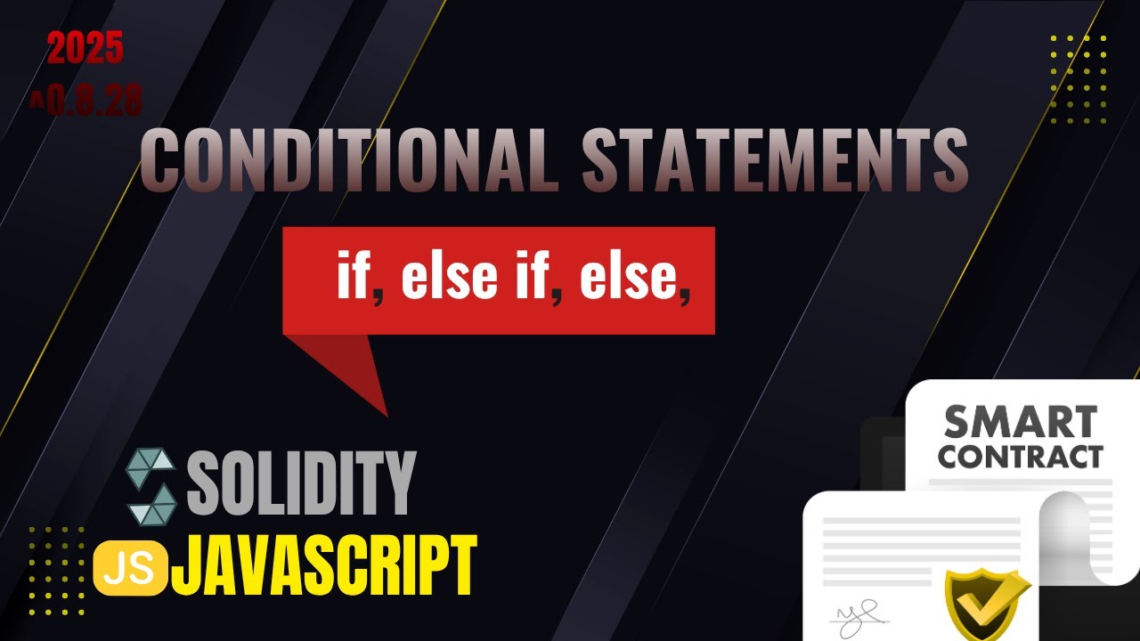 Solidity If, Else If, and Else Explained: Smart Contract Logic - YouTube