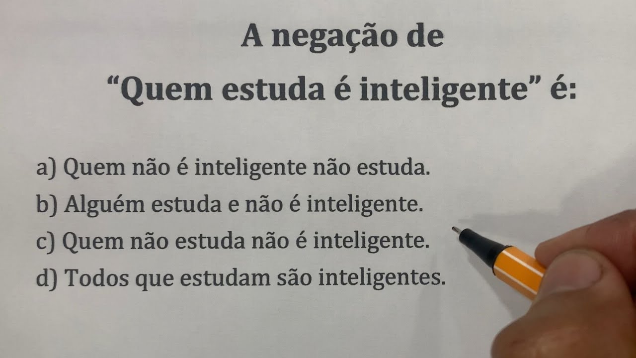 Essa questão não é de Português, é Raciocínio Lógico - YouTube