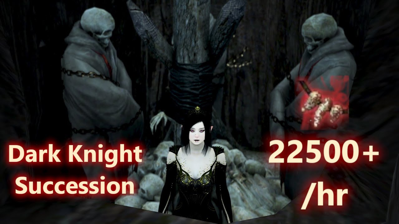 BDO | Hexe Sanctuary | Dark Knight Succession | 22500+/hr (Lv2 LS ...