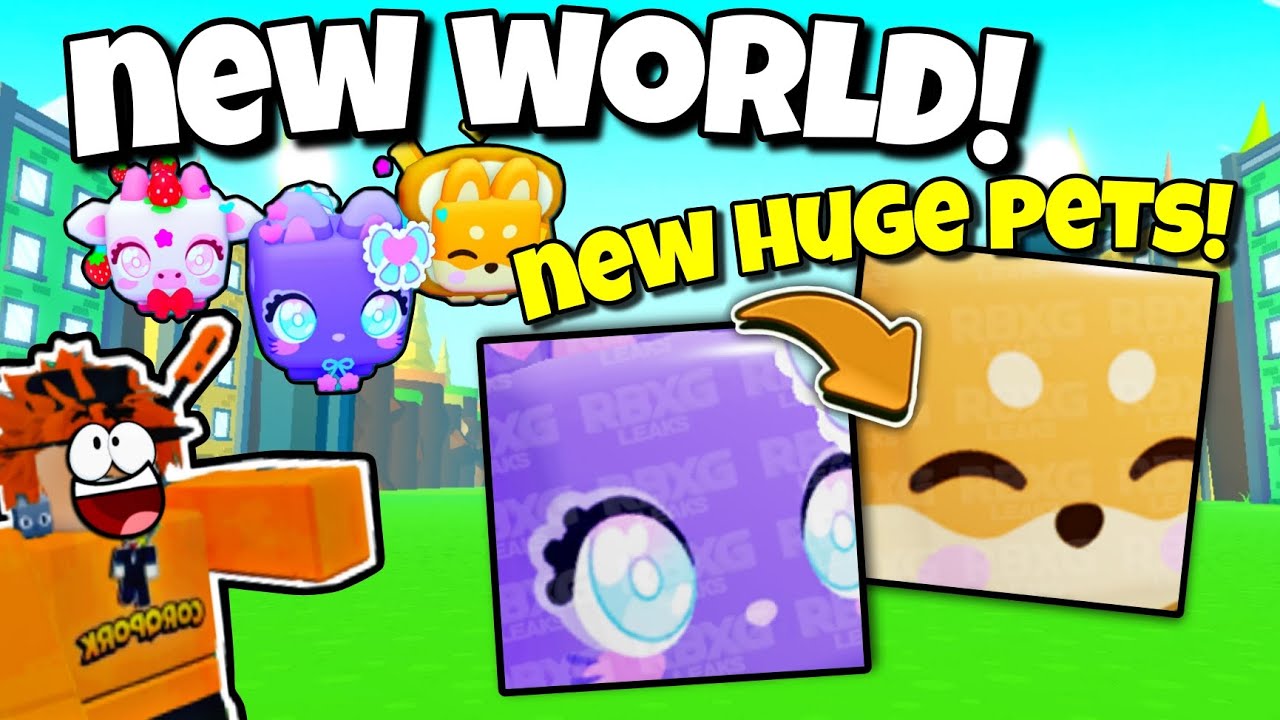 🥳 *NEW KAWAII WORLD* in Pet Simulator x + NEW OP PETS & HUGE PETS ...