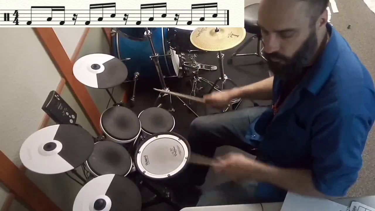 Mini Electronic Drum Kit Pattern On Loop - YouTube