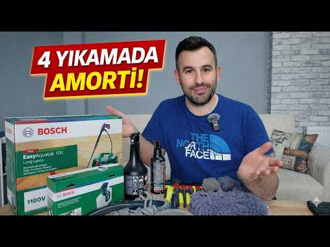 Motor Yıkamaya 1000 TL Vermeyi Bıraktım! 4 Yıkamada Kendini Amorti Etti (Bosch Aquatak 100)