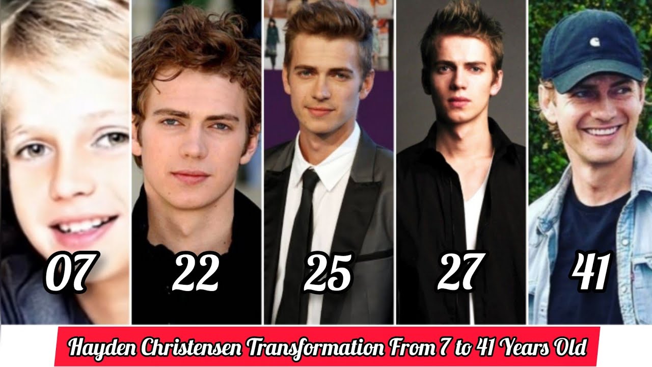 Hayden Christensen Transformation From 7 to 41 Years Old . - YouTube