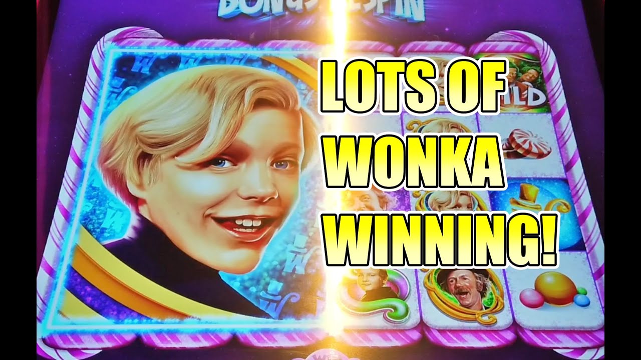 LOTS of Bonuses and Big Wins on High Limit Wonka Slot! - YouTube
