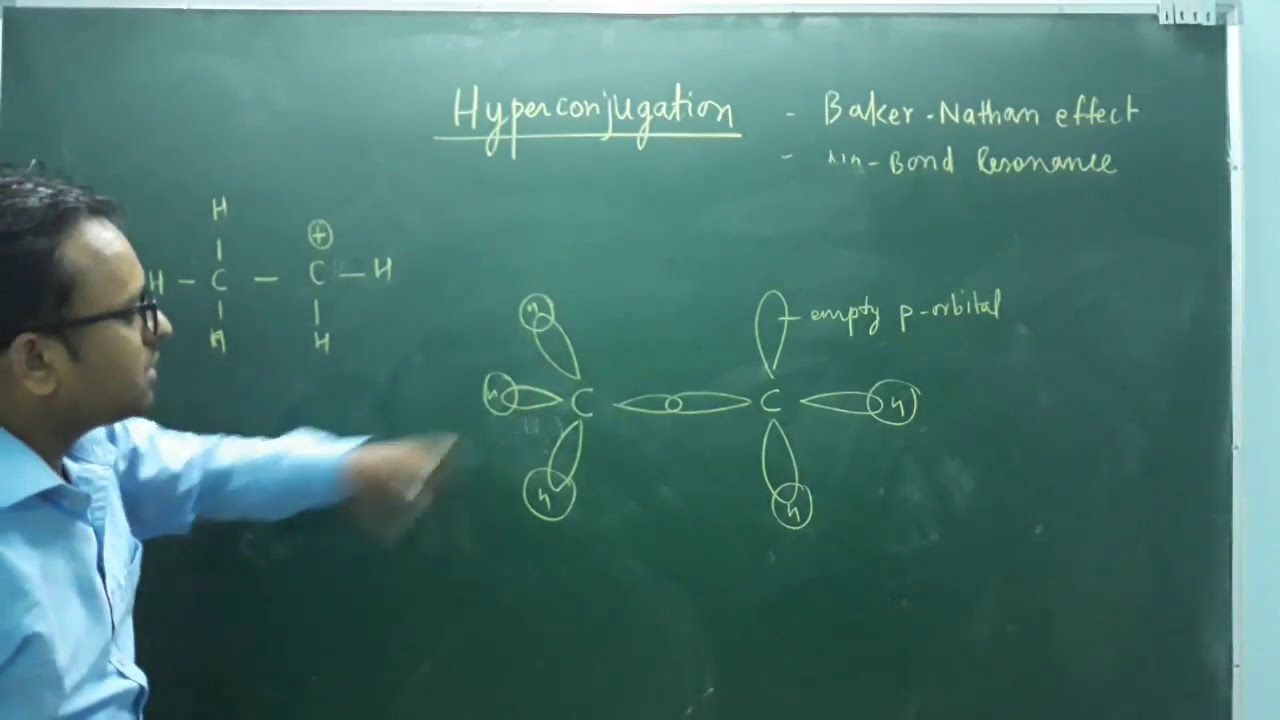 Class 11 chemistry hyperconjugation (baker Nathan effect/No bond ...