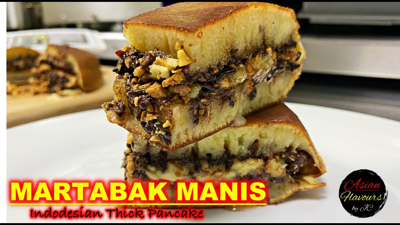 HOW TO MAKE MARTABAK MANIS | INDONESIAN THICK PANCAKE | CHOCOLATE ...