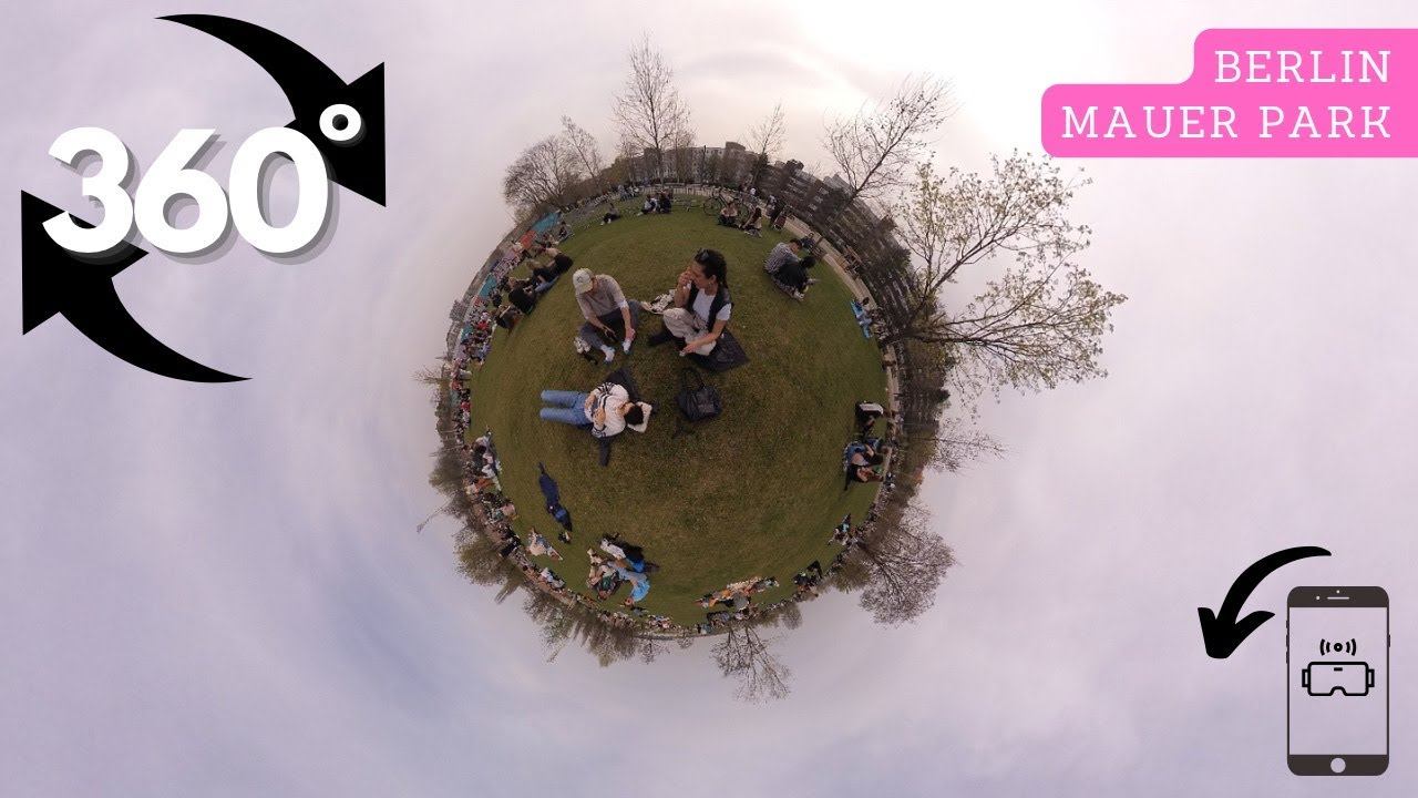 Berlin 360 | Mauer Park 🌳 | Move your phone to explore📲 - YouTube