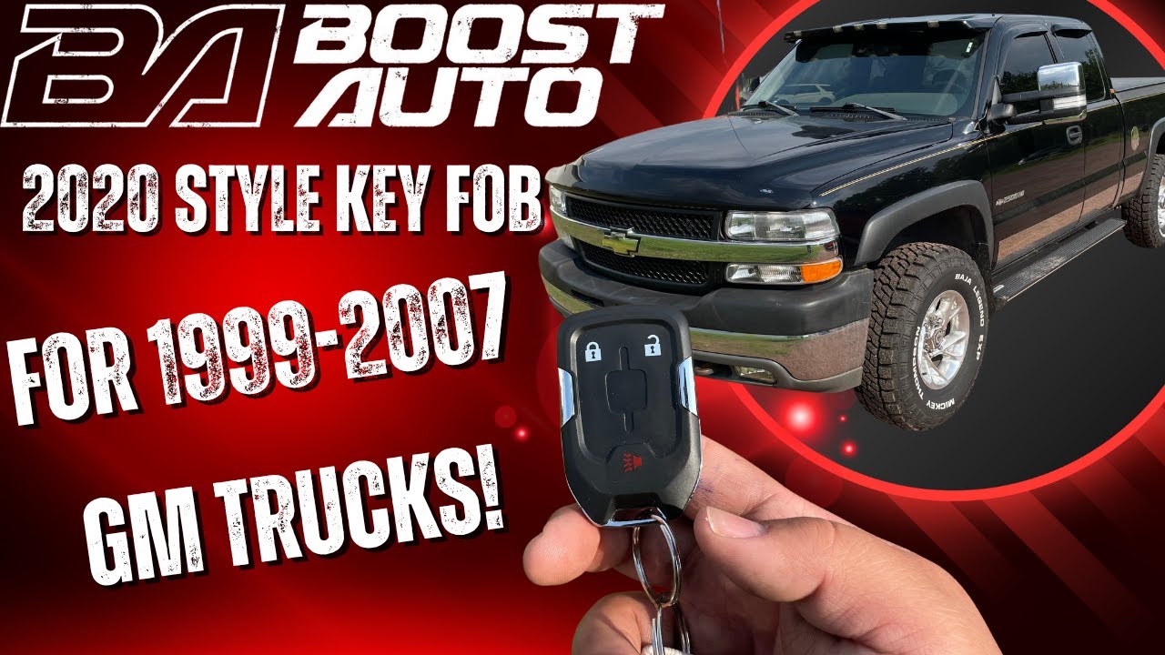 Boost Auto's 2020 Style GM Key Fob Retrofit Fits 1999 to 2007 Chevy/GMC ...