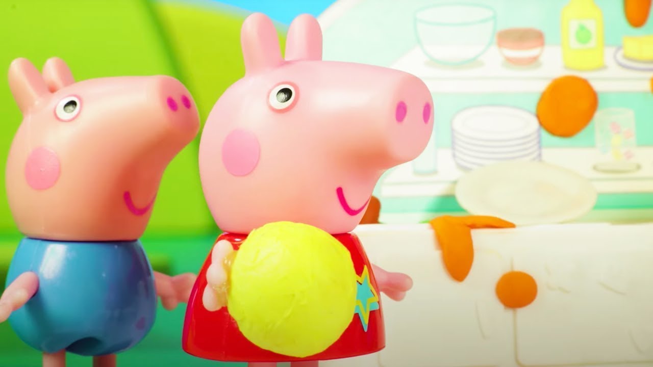 Peppa Pig Official Channel | Bouncy Ball Birthday | Play-Doh Show Stop ...