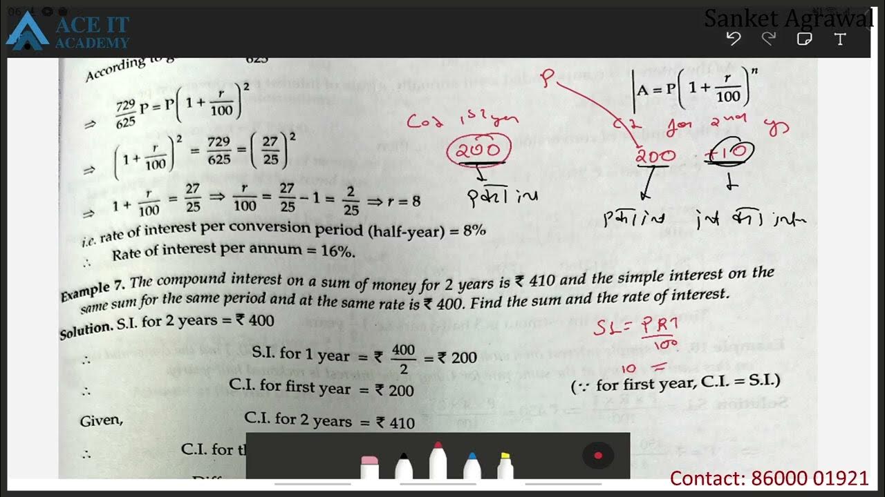 AIA 11th Compound Interest and Annuity Lect 5 - YouTube