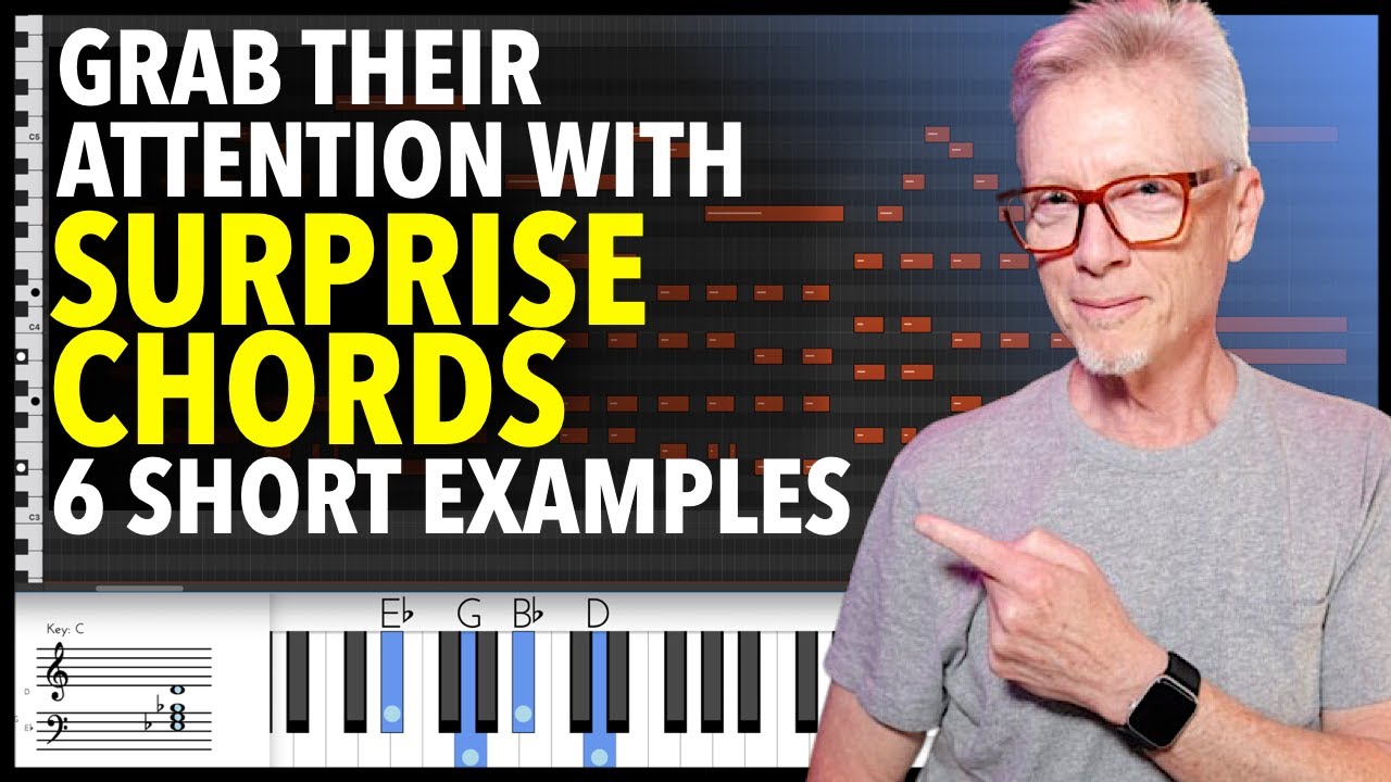 Surprise Chords - Grab Their Attention! - 6 short examples - YouTube