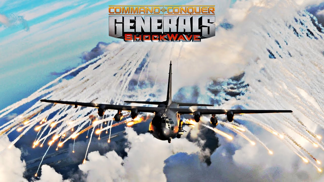 Spectre Gunship vs Chyna (MOD SHOCKWAVE CHAOS) C&C Generals Zero Hour ...