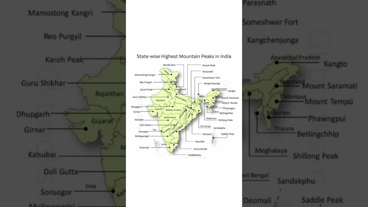 Anamudi Peak Map
