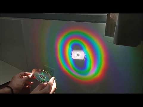 AMAZING RAINBOWS FROM CD SURFACE (EXPLAINED)!!! - YouTube