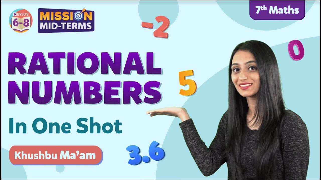Rational Numbers Class 7 Maths in One Shot (Chapter 9) | BYJU'S - Class ...