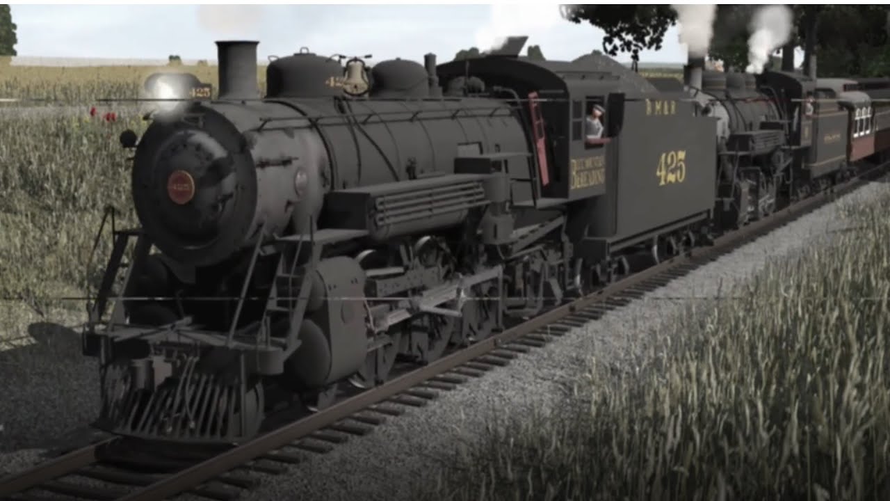 BM&R #425 & SRC #90 Doubleheading | Trainz 2019 - YouTube