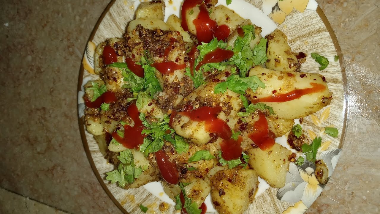 Chatpate Aloo ki Recipe(Aloo Chaat)patato Recipe / chatkhara Aloo chaal ...