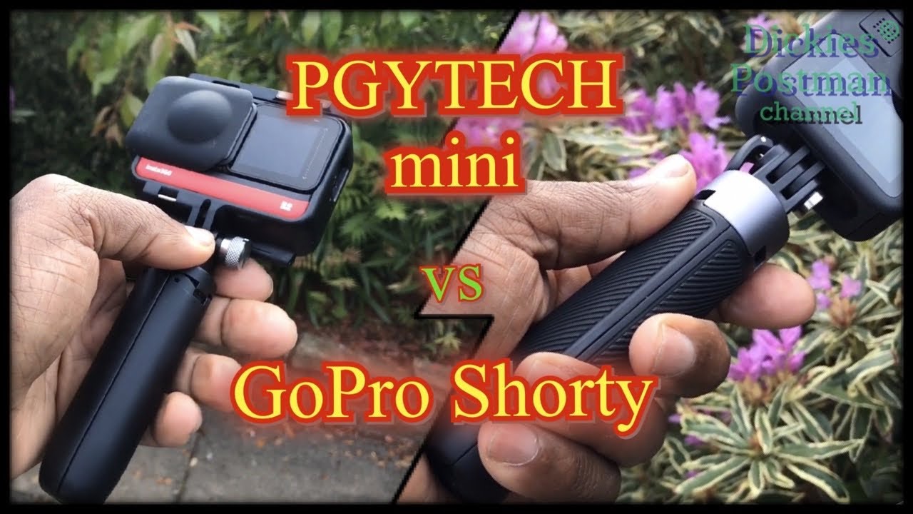 PGYTECH Extension Pole Tripod Mini vs GOPRO Shorty REVIEW - YouTube