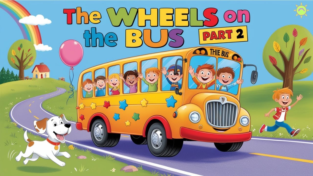 The Wheels on the Bus Part 2 | Exciting Adventures and Fun Rhyme for ...