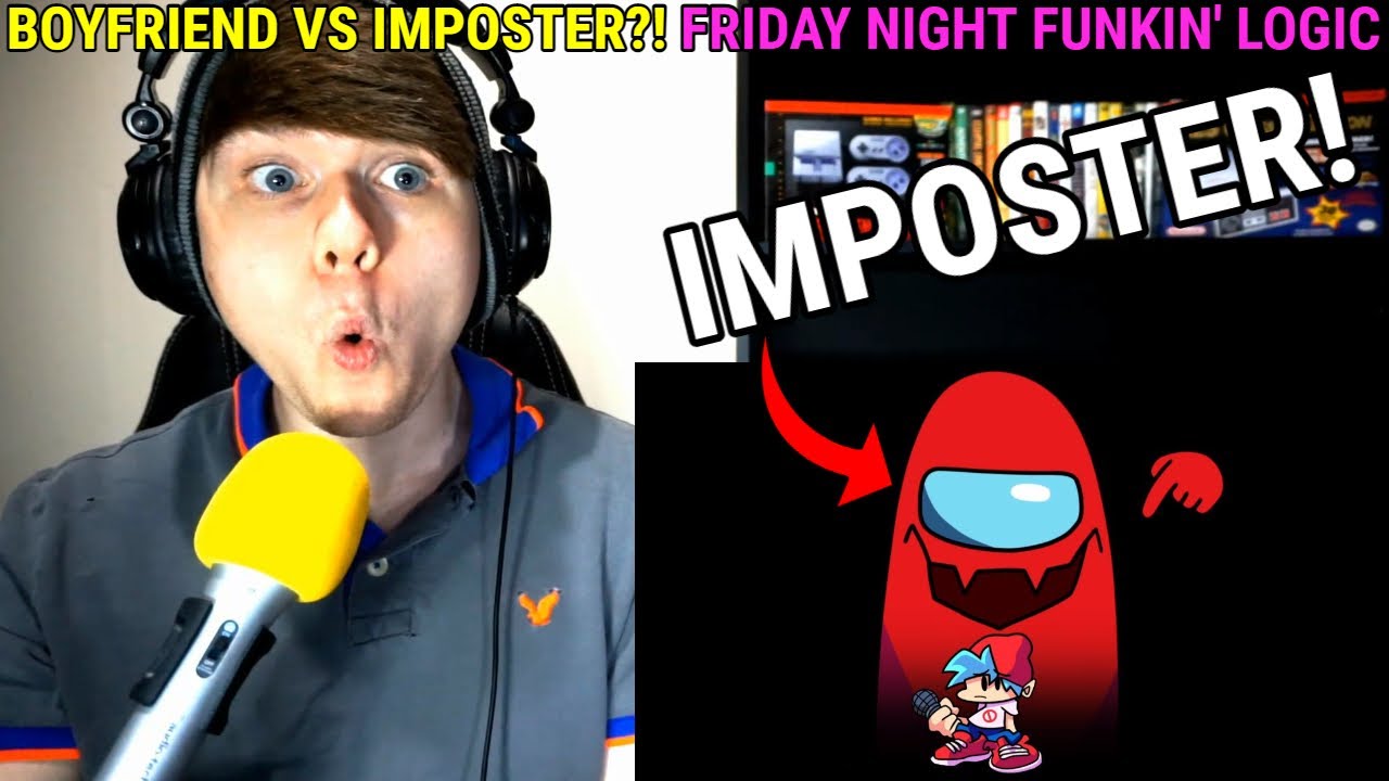 BOYFRIEND vs. IMPOSTER?! Friday Night Funkin' Logic | Cartoon Animation ...