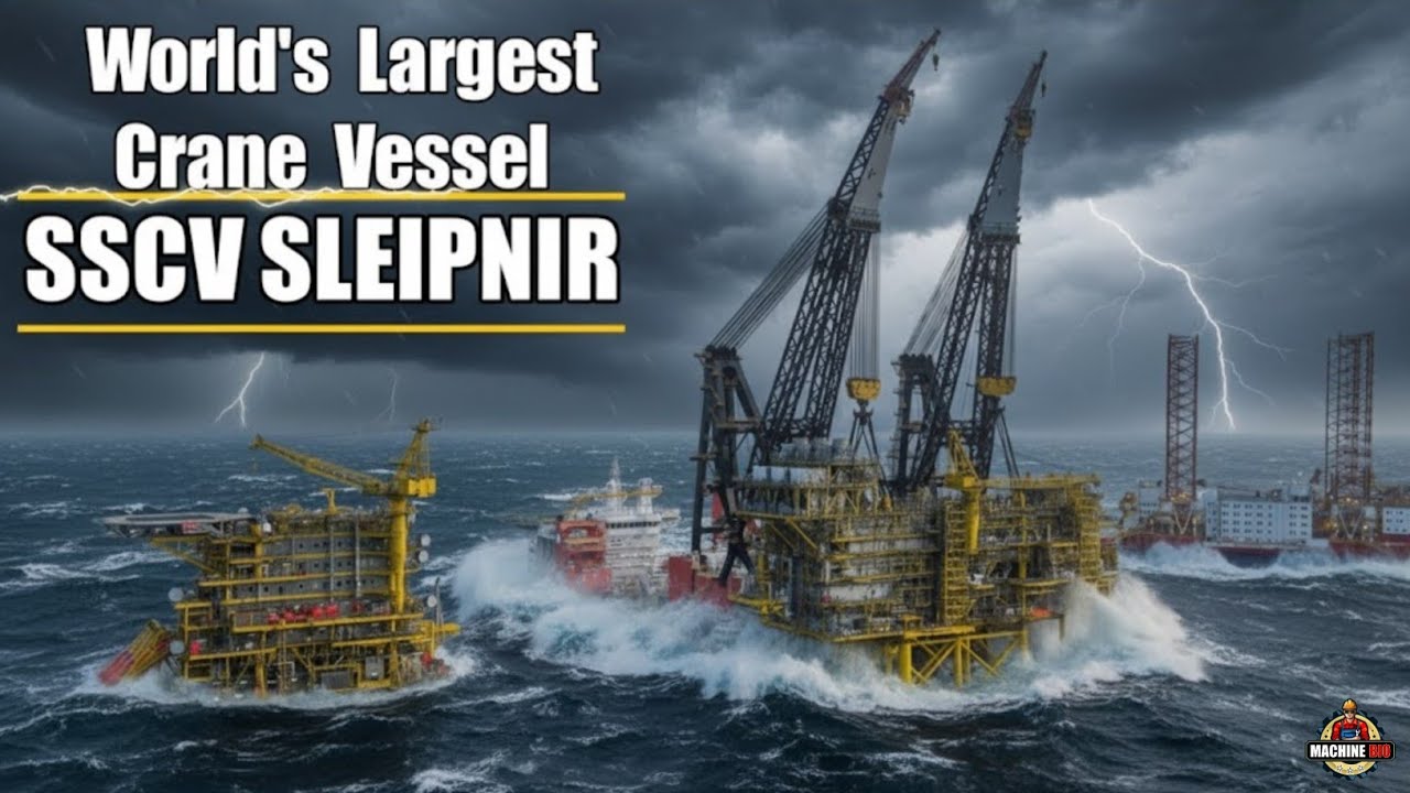 The World's Largest Crane Vessel SSCV Sleipnir - YouTube