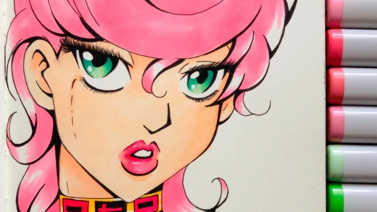 JoJo's Bizarre Adventure - Drawing Trish - YouTube