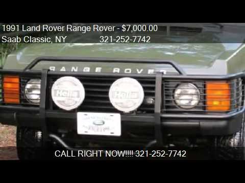 1991 Land Rover Range Rover HUNTER AWD 4dr STD SUV for sale - YouTube