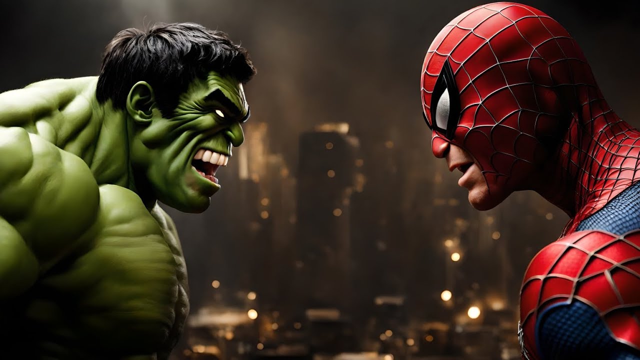 Spiderman Vs Hulk Wallpaper