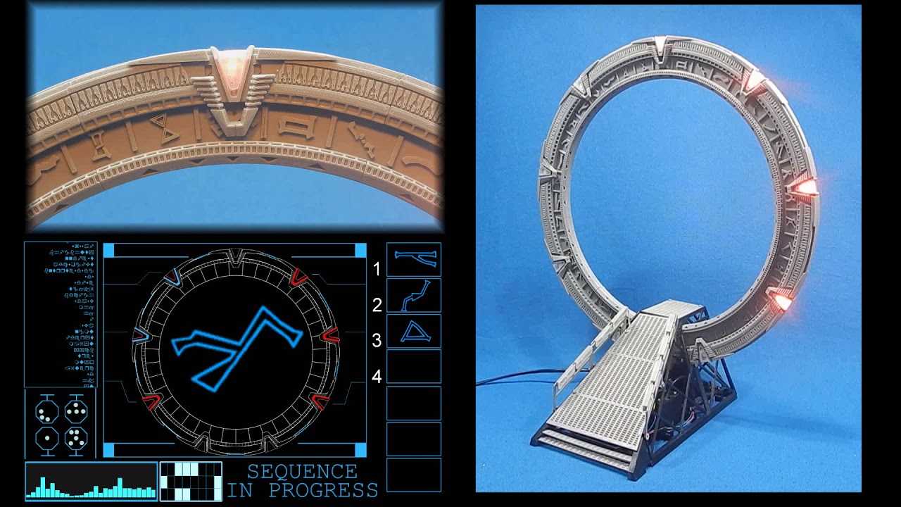STARGATE 3D Print & Arduino Project - YouTube