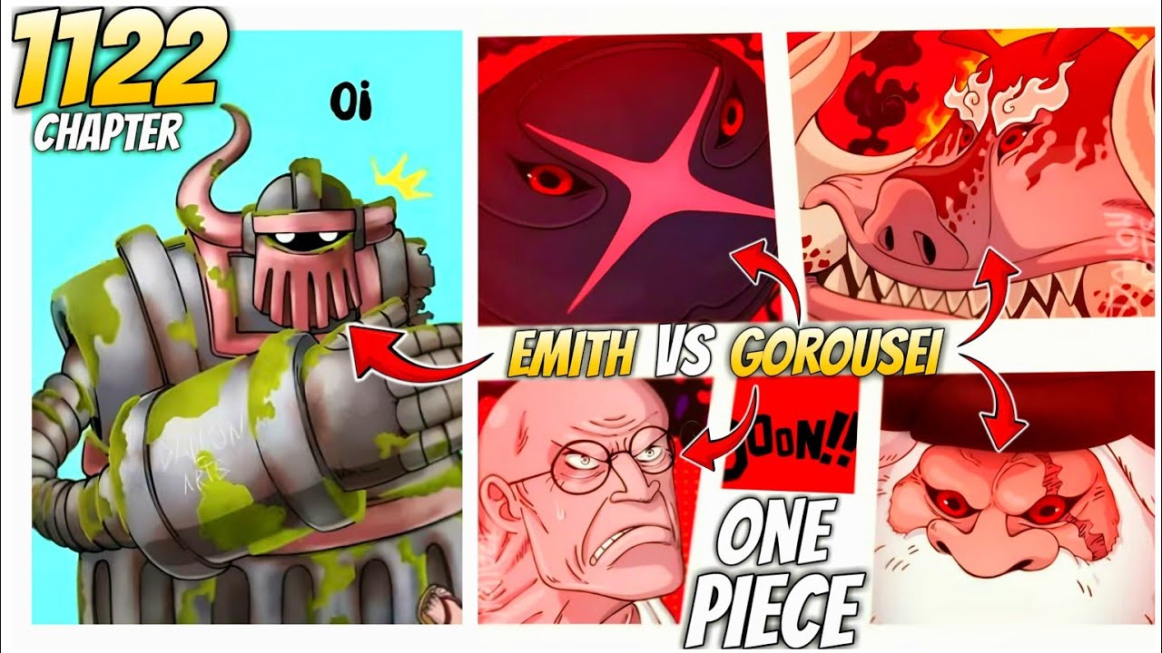 Ancient Robot VS Gorousei || One Piece Chapter 1122 Full Explained ...