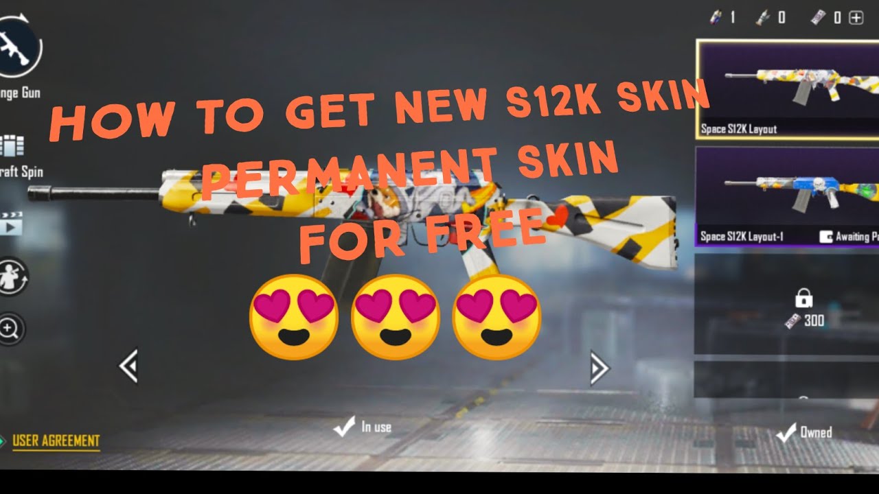 HOW TO GET PREMIUM S12K PERMANENT SKIN WITH PROOF | FREE SKIN | WORKING ...