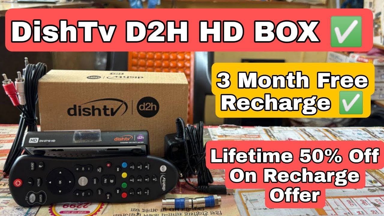 Dishtv D2H Hd box | 3 Month Free Offer with 4000 cashback | Latest ...