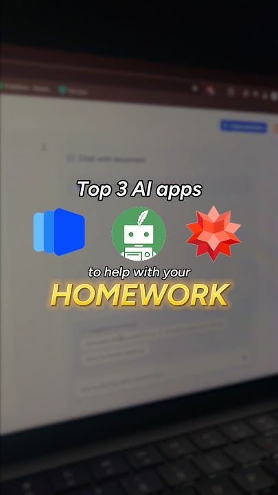 Check out these Top 3 AI apps to help with your homework ️📝🧑‍💻 #aiapps ...