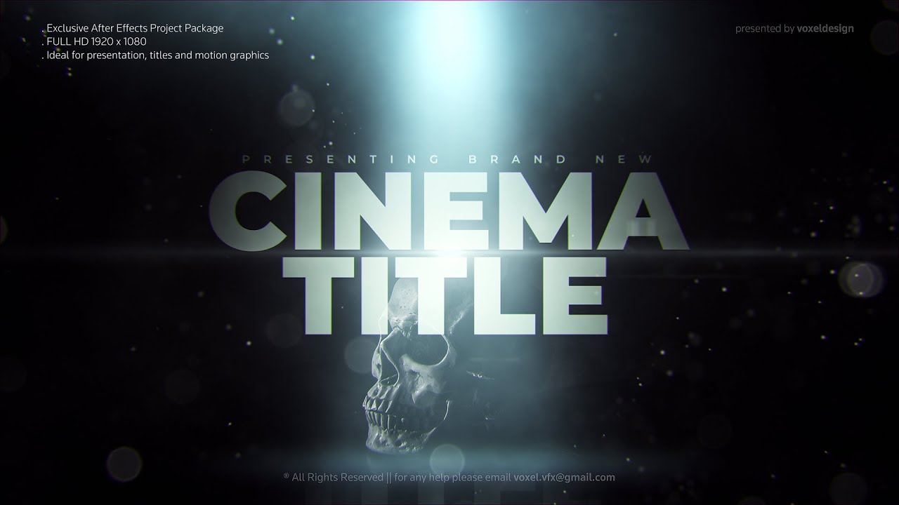 Best Movie Cinema Title 2021 - 100% After Effects - YouTube