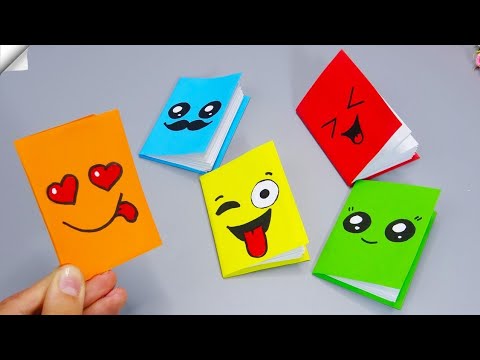 How to make paper mini dairy/paper mini dairy kaise banaye/small paper ...