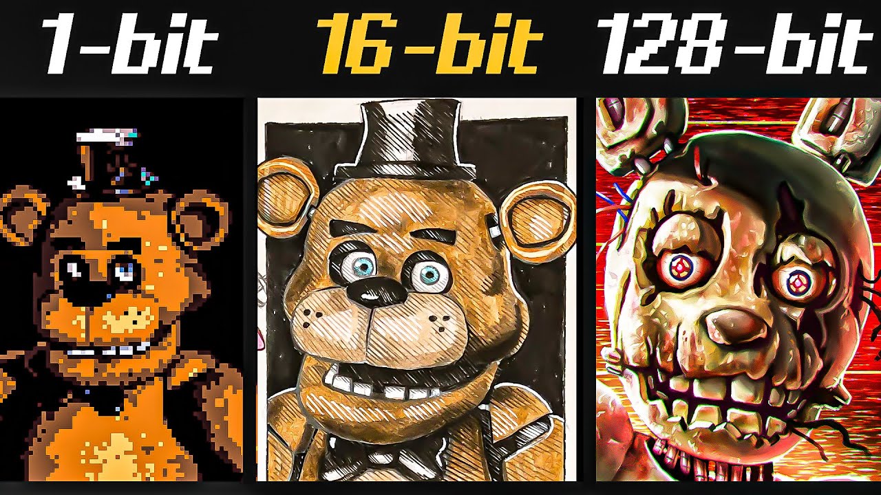 FNAF, cada vez mas bits - YouTube