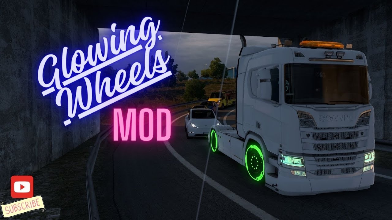 How to get Glowing Tires/wheels Mod in ETS2 | Easy Tutorial | Works in ...
