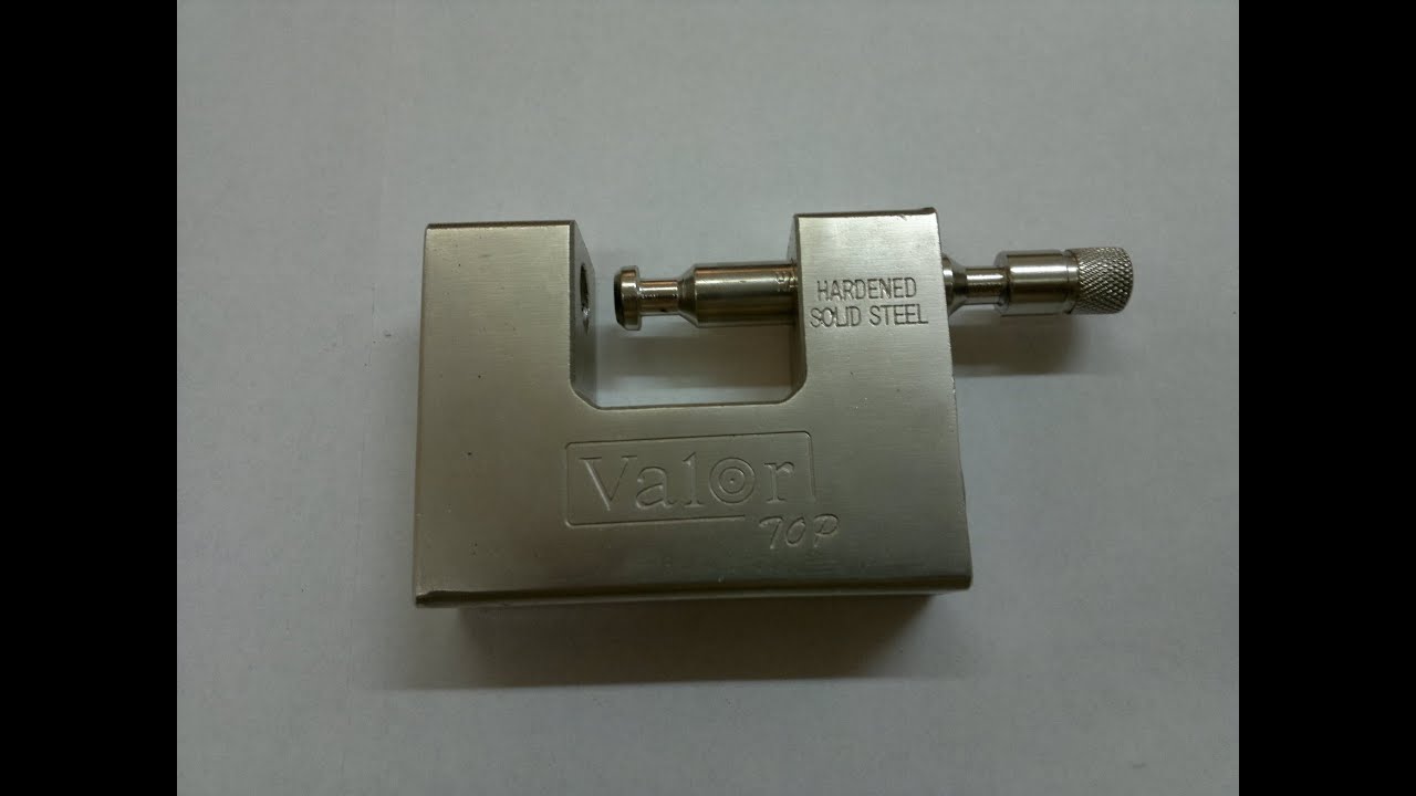 HOW TO OPEN VALOR TOP rectangular PADLOCK with H&H picktool - YouTube