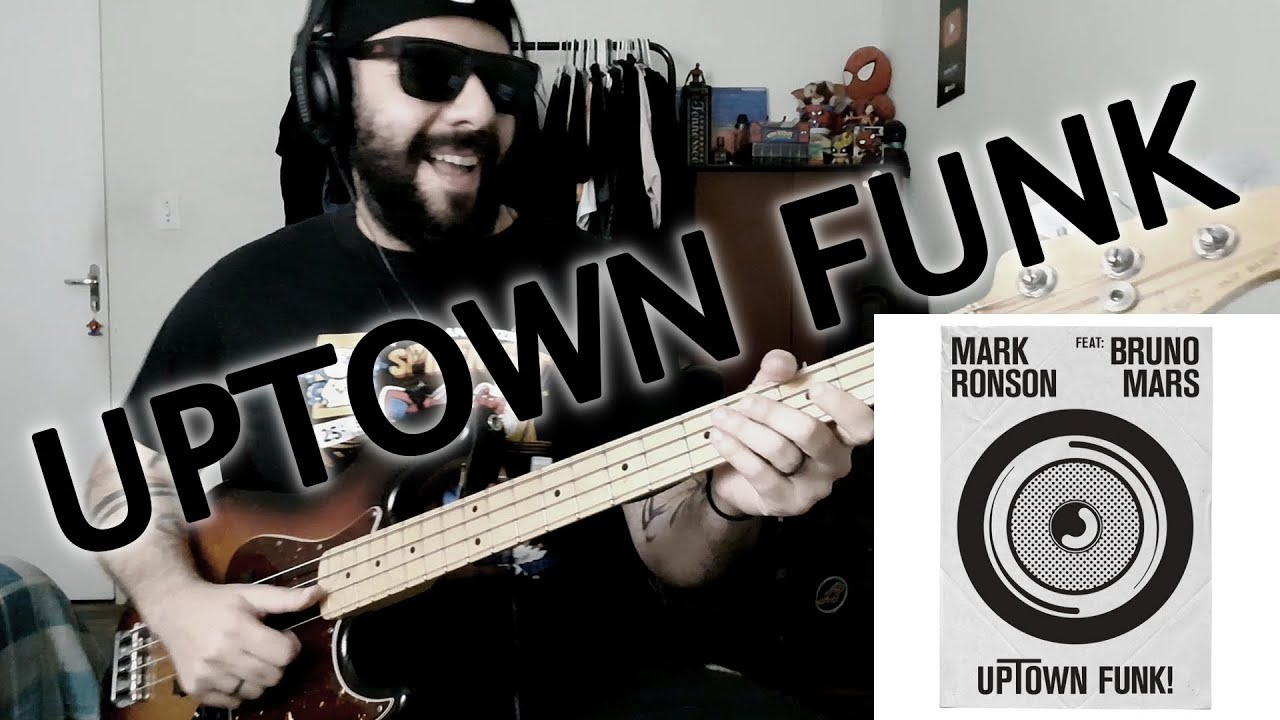Uptown Funk (Mark Ronson feat. Bruno Mars) BASS COVER - YouTube