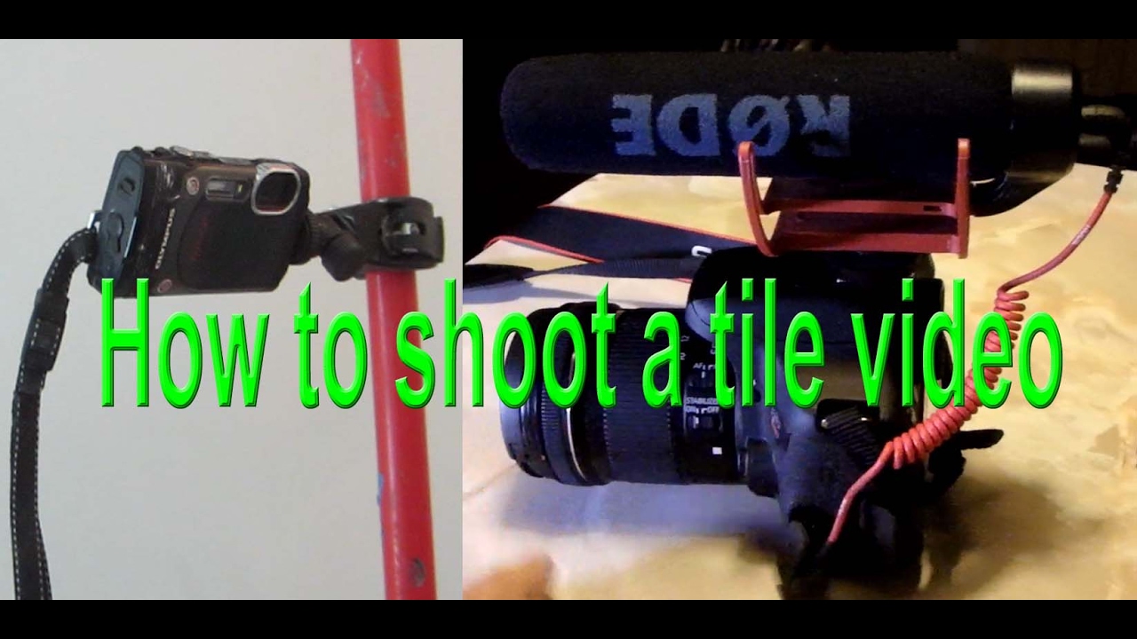 📸 Making a tile installation video, my cameras - YouTube