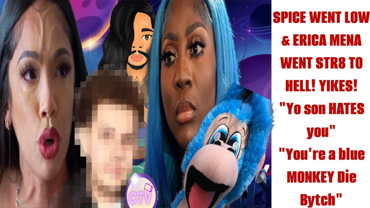 Erica Mena YELLS Rapper Spice Is A, "BLUE MONKEY" Who Should DIE After ...