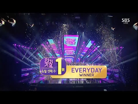 WINNER - ‘EVERYDAY’ 0415 SBS Inkigayo : NO.1 OF THE WEEK