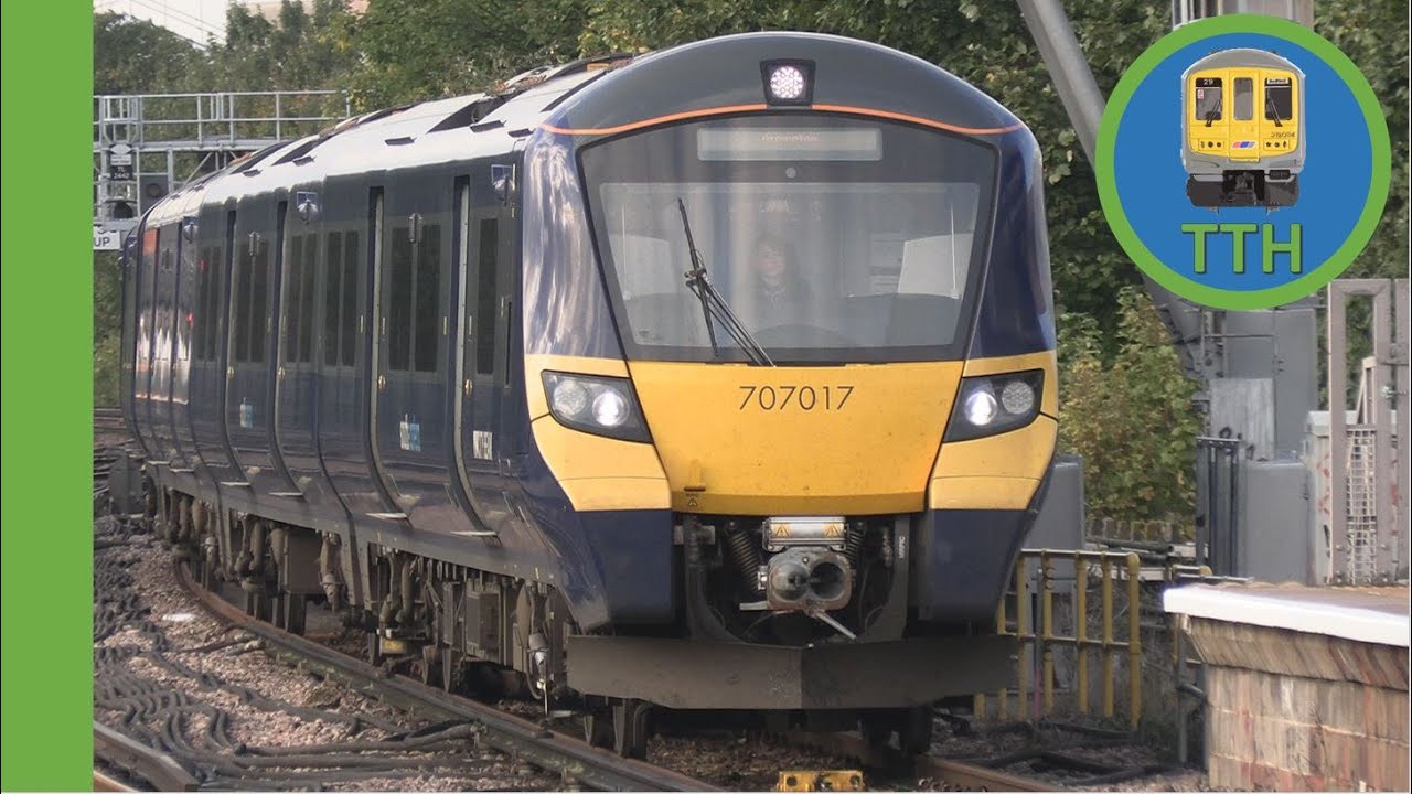 Class 707 at New Cross - YouTube