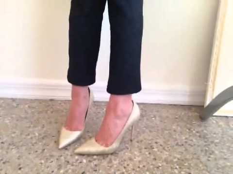 Bloomies Top Adele Fado Lace Pants Manolo Glitter Heels