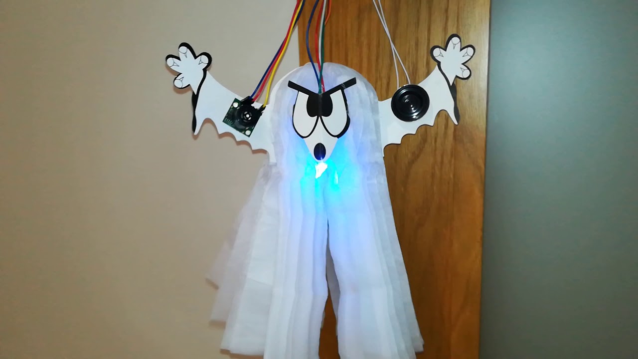 Raspberry Pi Zero W scary Halloween Ghost - YouTube