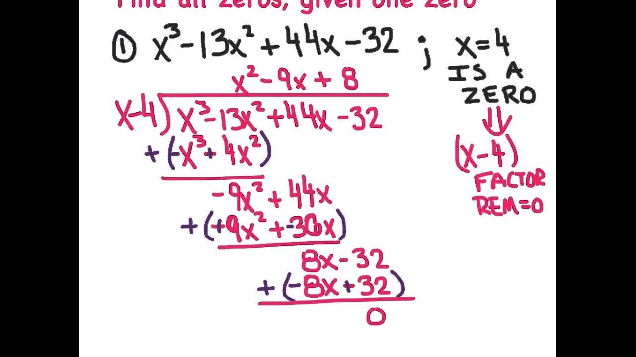 Common Core Algebra 2 The Factor Theorem YouTube common-core-algebra-2-the-factor-theorem-youtube