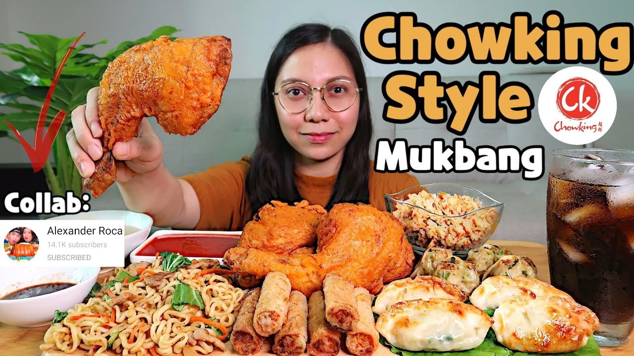 CHOWKING STYLE MUKBANG | Mukbang Philippines | Chef Obang | Collab with ...