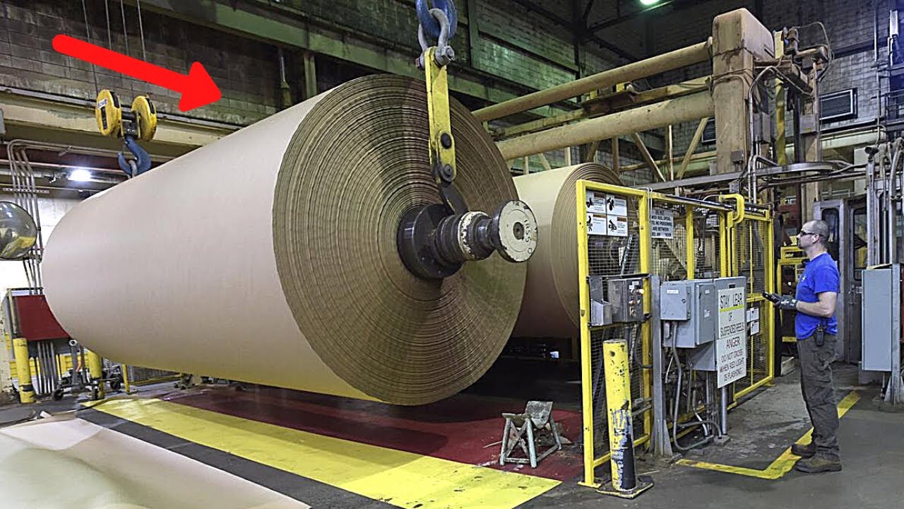 Inside Billion Dollar Amazon Corrugated Box Factory - Manufacturing ...